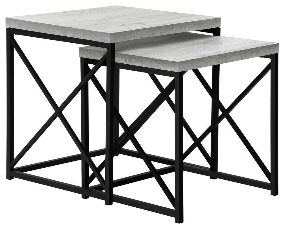 2-Piece Nesting Table Set - Industrial - Coffee Table Sets - by ...