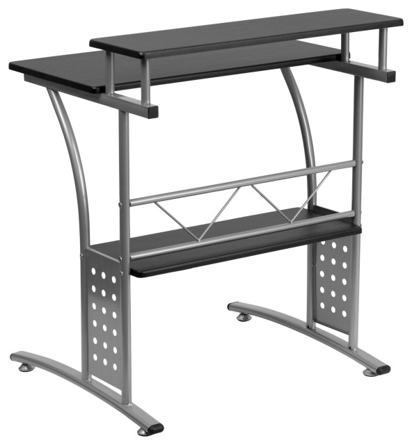 Roseto FFIF42990 Modern 28"W Small Space Computer Desk - Contemporary ...