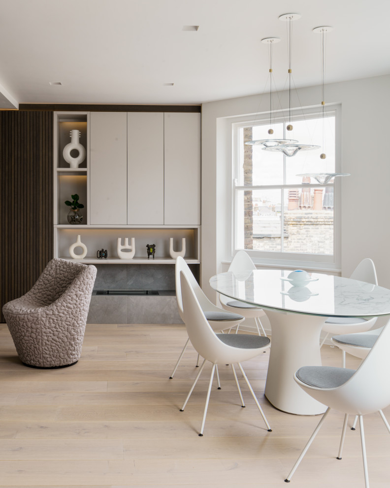 Complete Renovation with a High End, Minimalist Style - Modern - Dining ...