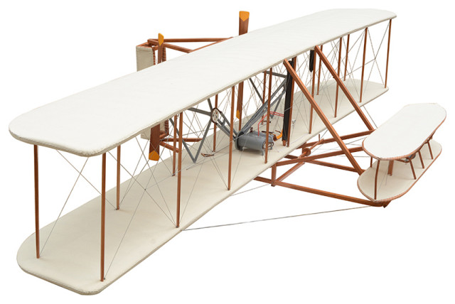 1903 Wright Brother Flyer Model 8-ft Collectible Metal scale model ...