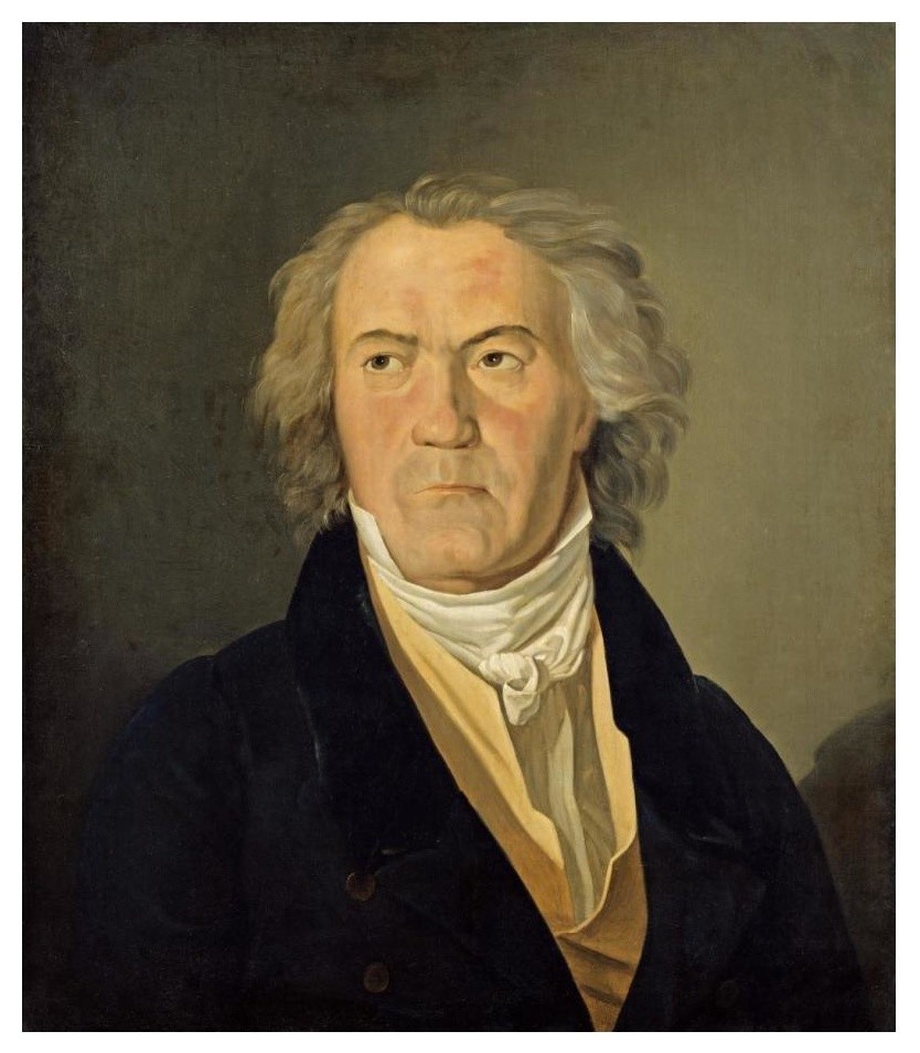 "Ludwig Van Beethoven" Paper Print by Ferdinand Georg Waldmuller, 16 ...