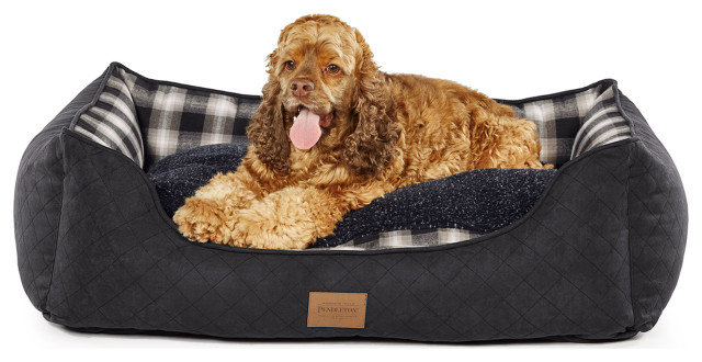 Pendleton Plaid Kuddler Dog Bed, Large (36"w X 27"d X 10"h) - Farmhouse - Dog Beds - by Carolina ...