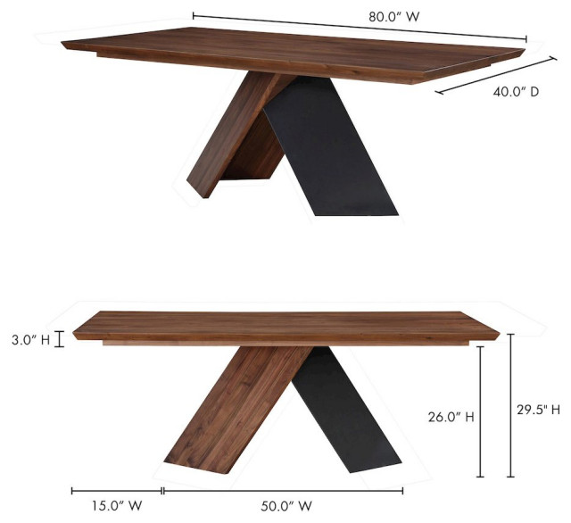 Axio Dining Table - Transitional - Dining Tables - by Sideboards and ...