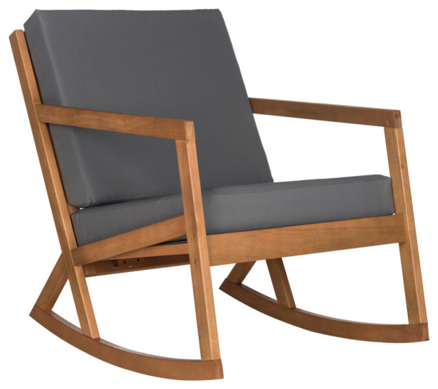 Balch Rocking Chair Natural/ Grey - Transitional - Rocking Chairs - by ...