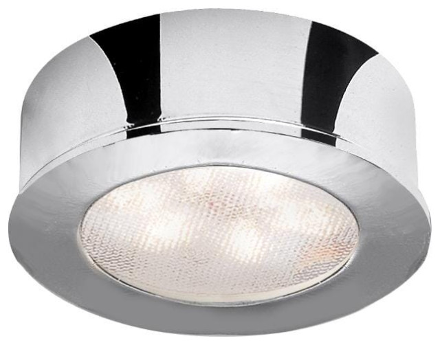 WAC Lighting Round LED 24V Button Light 1-Light in Chrome, 2.250 ...
