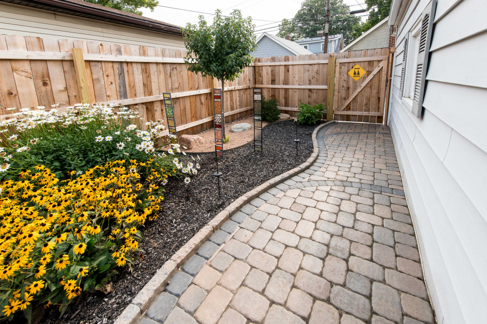 Beautiful Backyard Paver Design in Bexley - French Country - Landscape ...