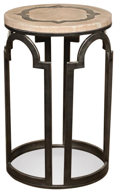 Riverside Furniture Estelle Round Chairside Table - Mediterranean ...