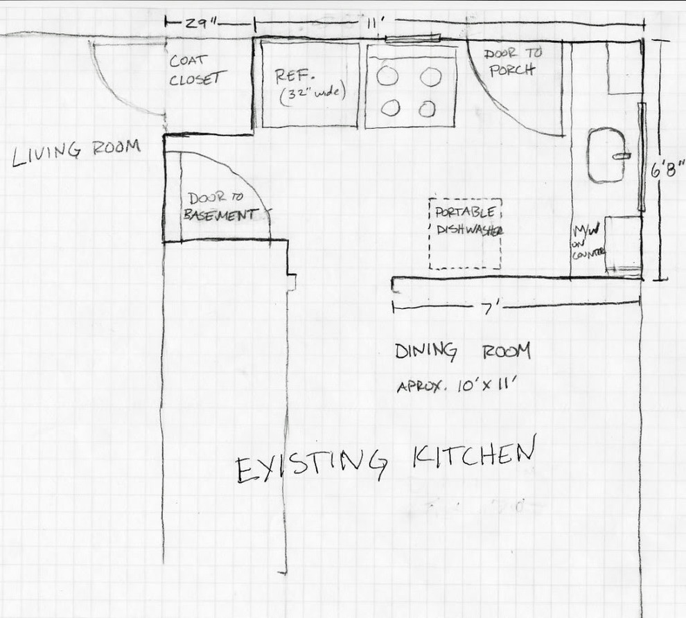 tiny kitchen layout ideas