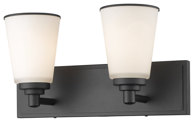 Jarra Collection 2 Light Vanity Light in Bronze Finish - Transitional ...