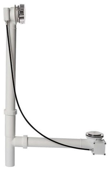 Jacuzzi HP558 26 inch Universal Rotary/Cable Drain Kit - Transitional ...