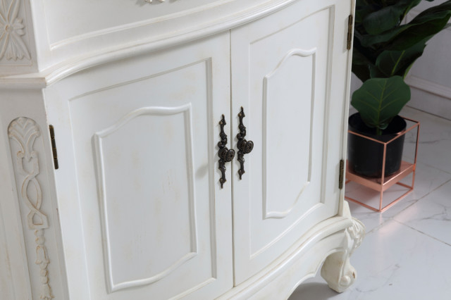 Elegant 32" Single Bathroom Vanity in Vintage Mint - Victorian - Bathroom Vanities And Sink ...