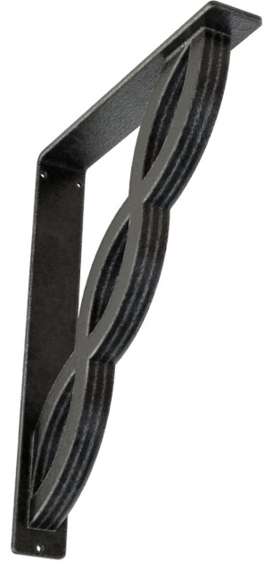 Loera Wrought Iron Bracket, 2"Wx12"Dx15"H - Transitional - Brackets ...