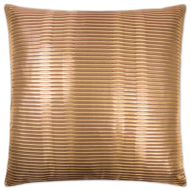 Grid Pillow - Copper, 24" x 24" - Contemporary - Decorative Pillows ...