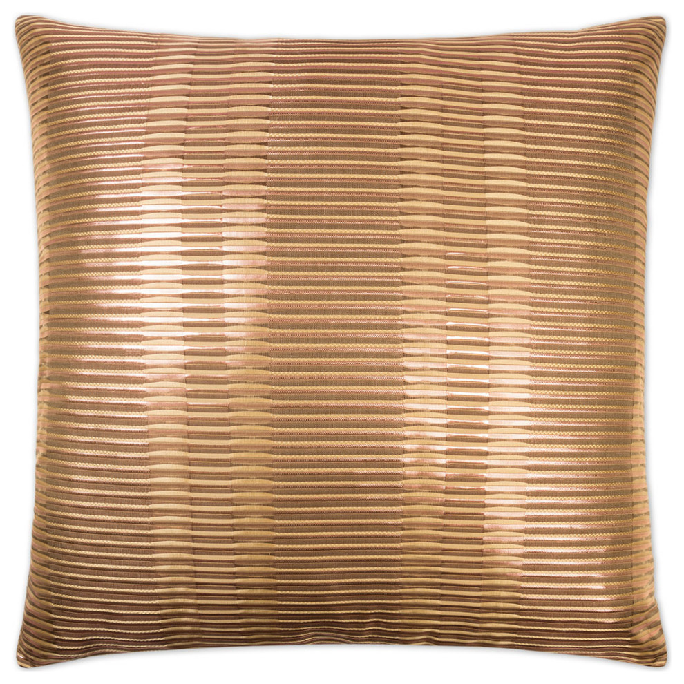 Grid Pillow - Copper, 24" x 24" - Contemporary - Decorative Pillows ...