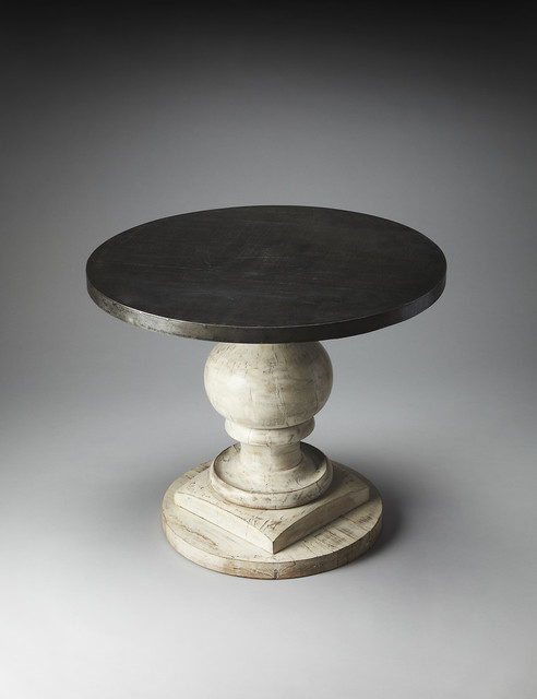 Butler Iron & Wood Table - French Country - Side Tables And End Tables ...