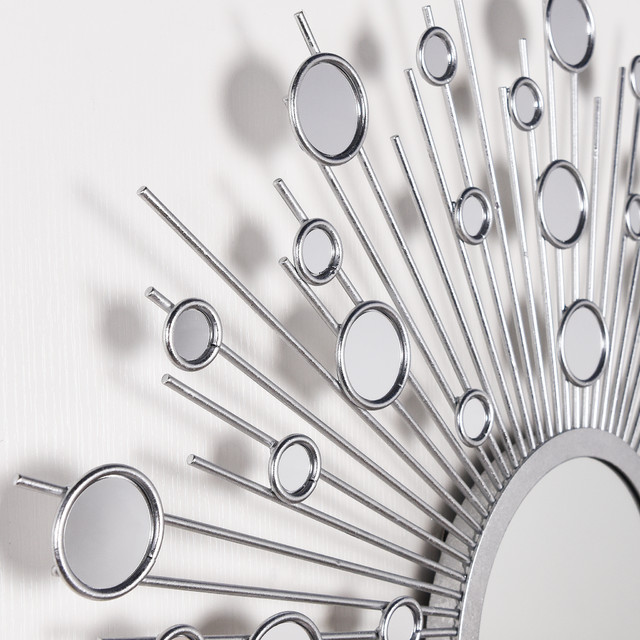 "Milkyway" Bling Round Wall Mirror, Bathroom Mirror, Vanity Mirror 36 ...