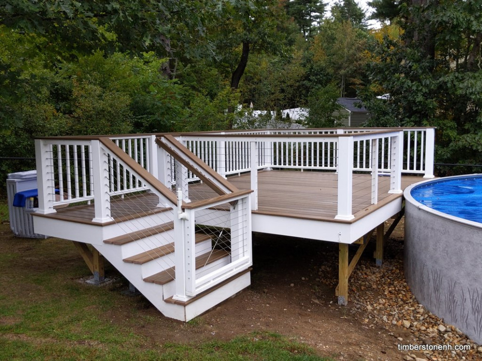 Spectacular Lighting for the Pool Deck - Deck - Manchester - by Timber ...
