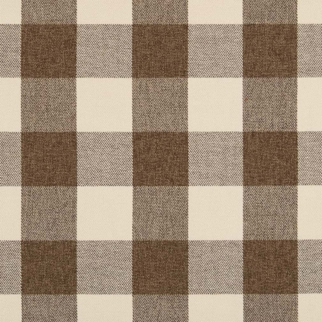 Brown Check Plaid woven Upholstery Fabric by the Yard, By The Yard 54 ...