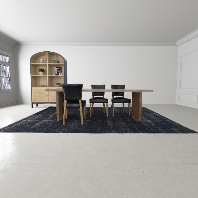 Fraser Rectangular Dining Table, Brown - Farmhouse - Dining Tables - by LH Home | Houzz