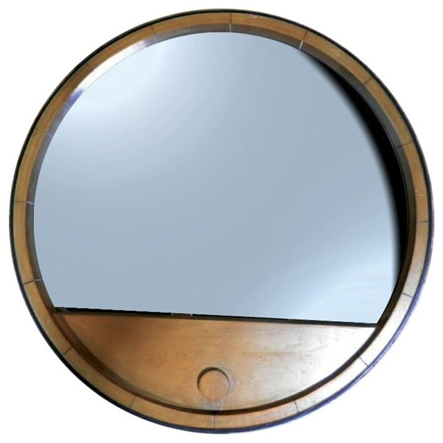 Kenroy Home Vino Wall Mirror, Light Oak - 60200 - Contemporary - Wall ...