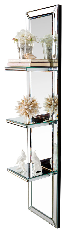 Mirrored Wall Shelf - Contemporary - Display And Wall Shelves - by ...