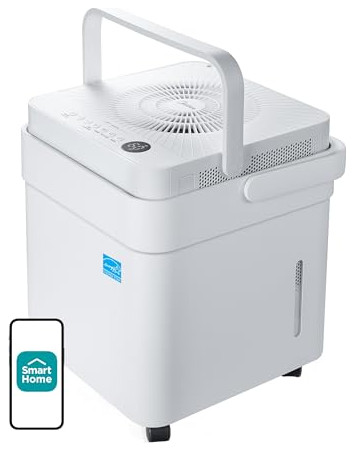 Cube 20 Pint Dehumidifier for Basement and Rooms at Home for up to 1 ...