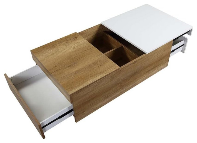 Unique Coffee Table, Pull Out Tabletop & Hidden Storage Compartment ...