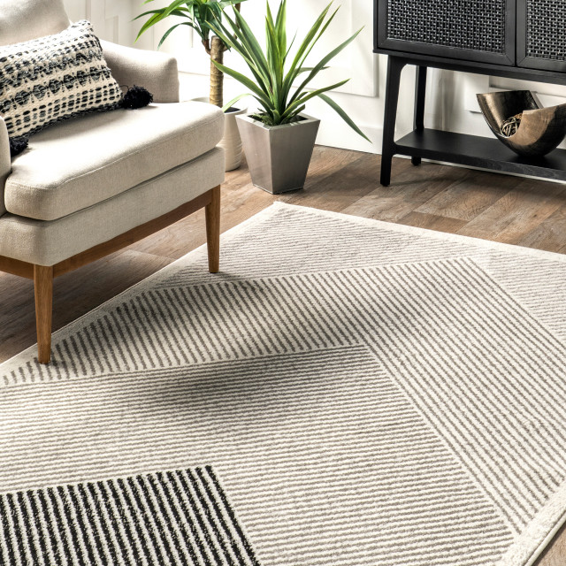 nuLOOM Charline Modern Mountain Area Rug, 8'10"x12' - Contemporary ...