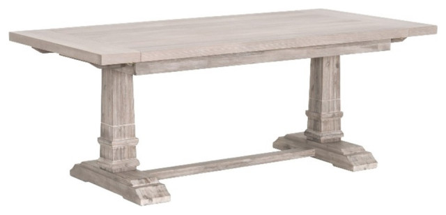 Pemberly Row Modern / Contemporary Hudson Wood Dining Table in Gray ...