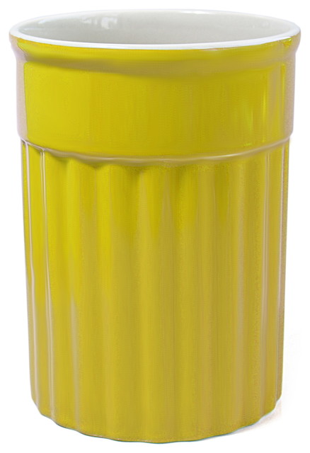 Omniware Simsbury Yellow Ceramic Utensil Holder - Contemporary ... Omniware Simsbury Yellow Ceramic Utensil Holder - Contemporary ...