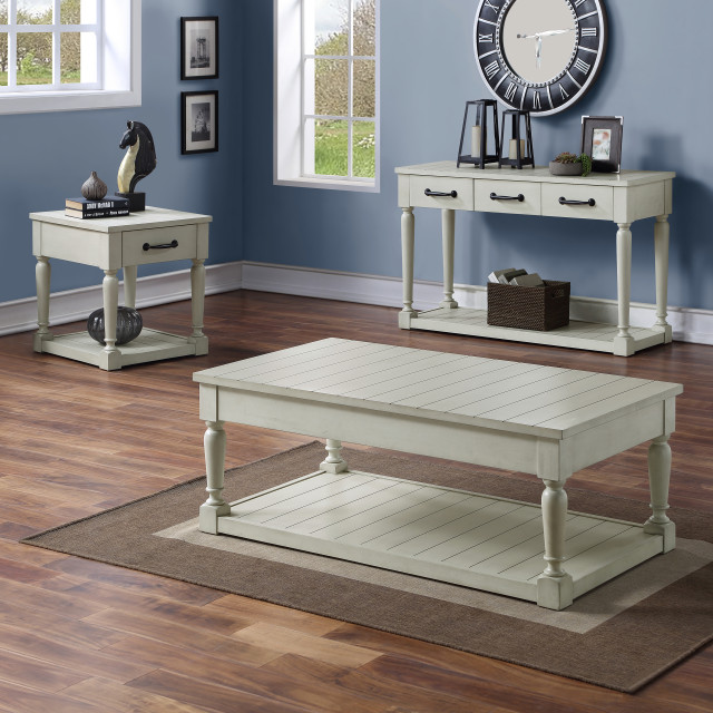 Hemingway End Table - French Country - Side Tables And End Tables - by ...