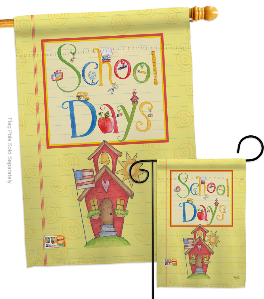 School Days Special Occasion School & Education Flags Set - Modern ...