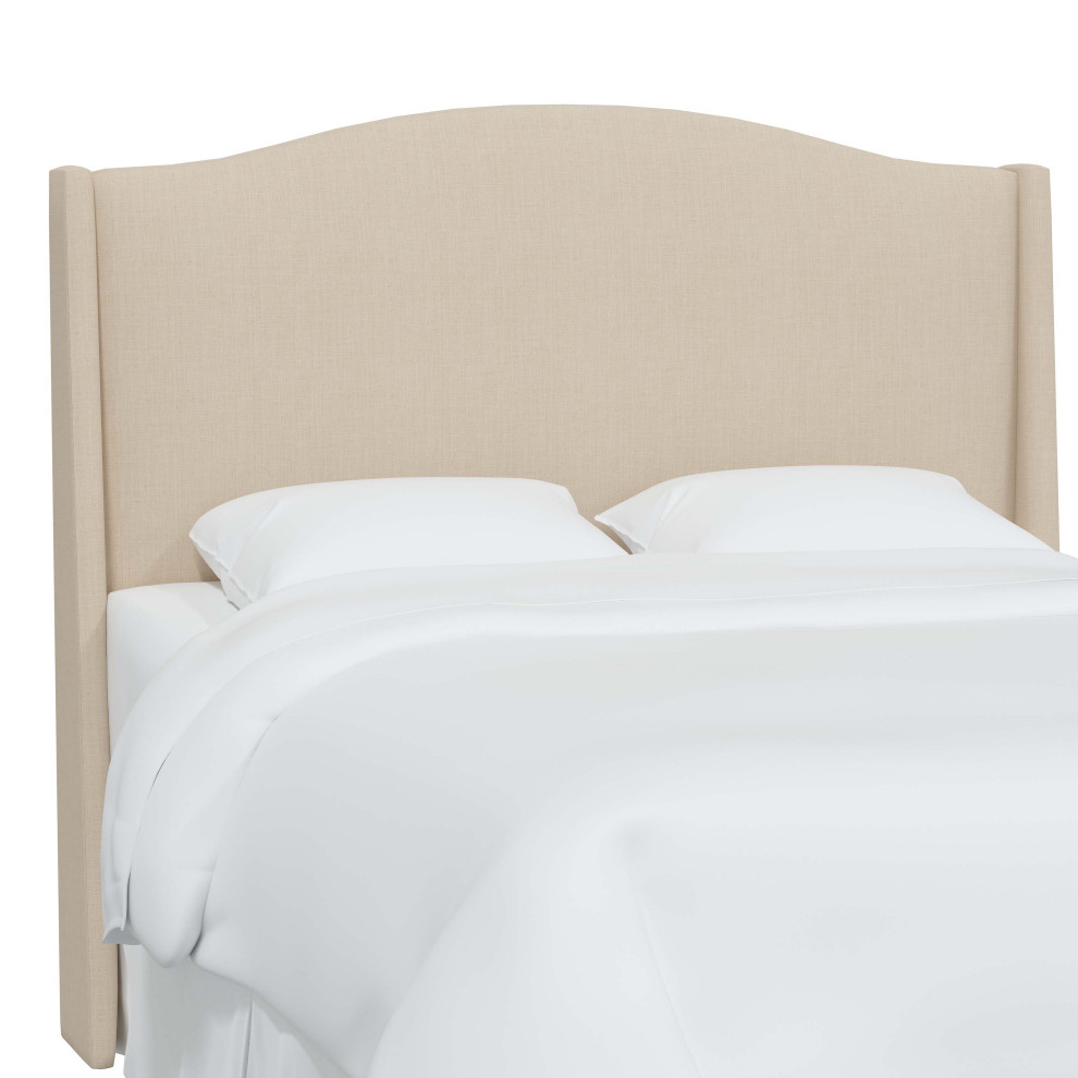 Camelback Wingback Headboard, Full - Transitional - Headboards - by ...