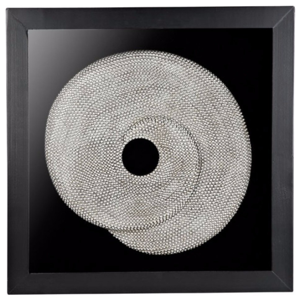 Sylvia Transitional Style Wall Plaque,Pearl Stone - Contemporary - Wall ...