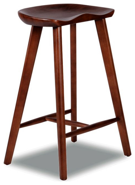 American Ash Stool 26" - Midcentury - Bar Stools And Counter Stools ...