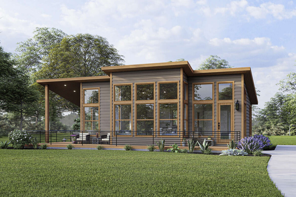 Lake Front House Plan 1462-00016 - House Exterior - Atlanta - by ...