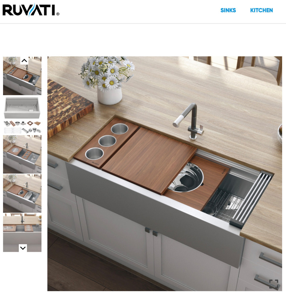 HELLO! 45" FIRE CLAY WORKSTATION SINK???? | Houzz Forum