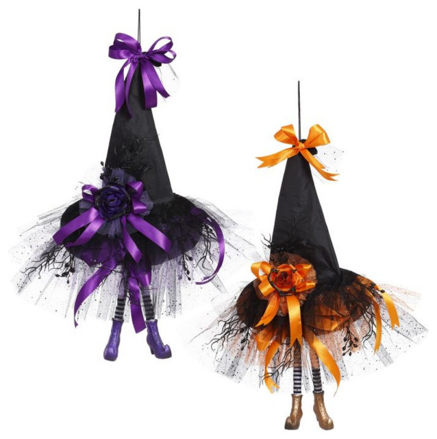 Mark Roberts 2020 Collection Animated Witch Hat 7", Assortment of 2 - Contemporary - Christmas ...