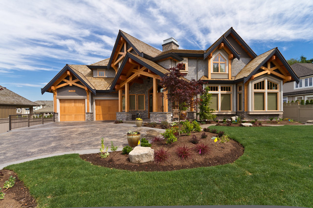Timber Frame City Home - Traditional - Exterior - Vancouver - by Kettle ...