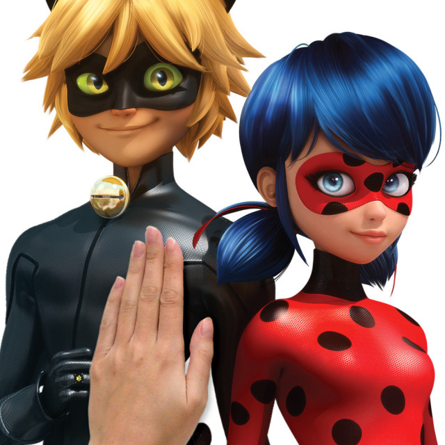 Miraculous: Tales Of Ladybug And Cat Noir Giant Peel & Stick Wall ...