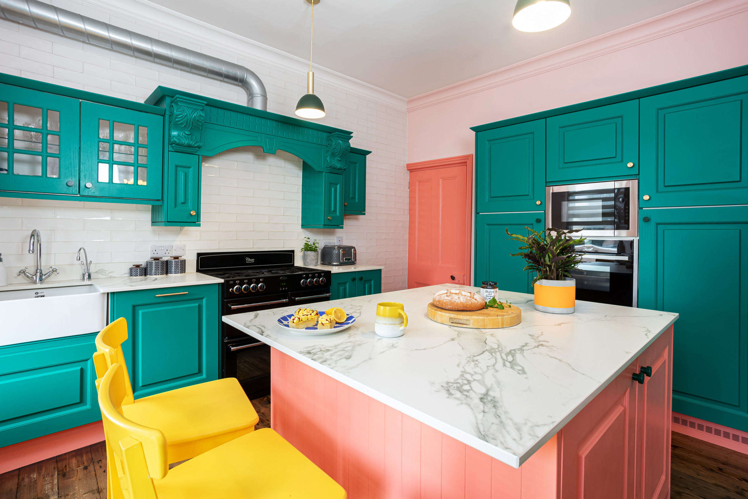 Turquoise Kitchen Lighting