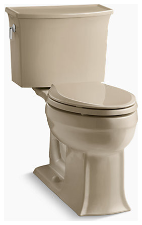 Kohler Archer, Comfort Height, 2-Piece Elongated 1.28 Gpf Toilet ...