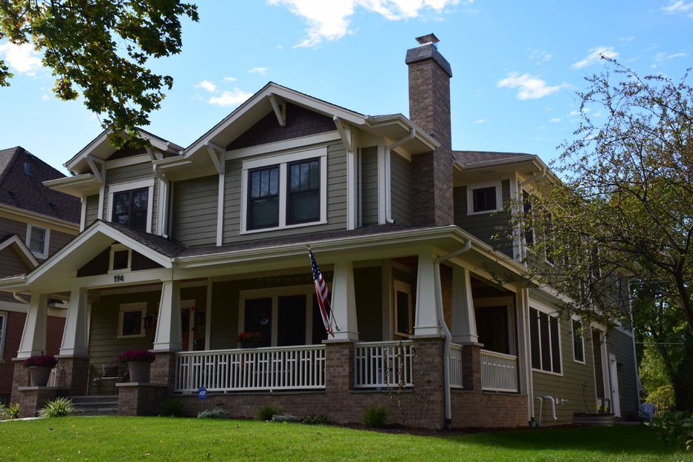 Arts & Crafts Style Custom Home - Craftsman - Exterior - Chicago - by Trinity Home Developers ...