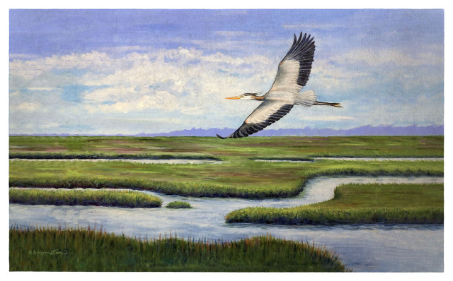 Betsy Drake Marsh Flying Door Mat 30x50, 50 inches - Beach Style ...