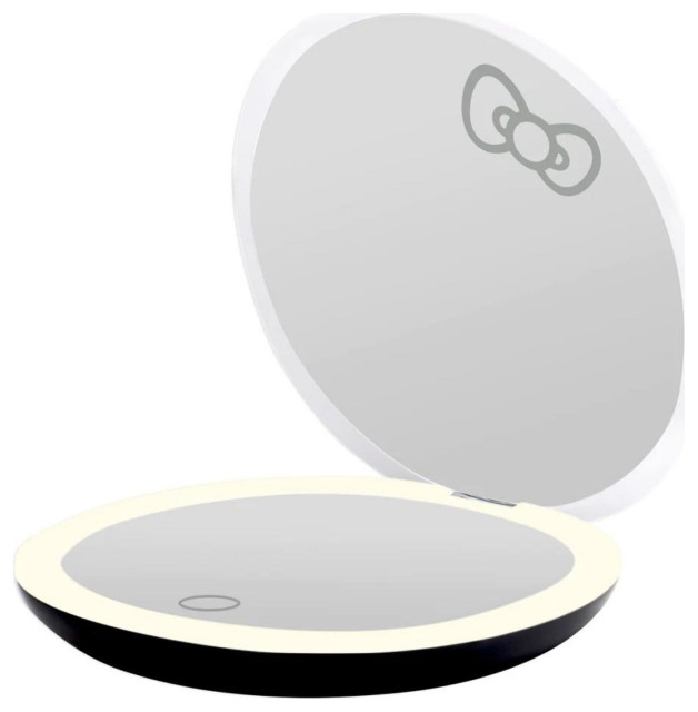 The Stripe LED Compact Mirror - Contemporary - Makeup Mirrors - by ...