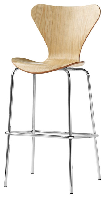 Jays Barstool, Natural - Contemporary - Bar Stools And Counter Stools - by Bison Commerce | Houzz