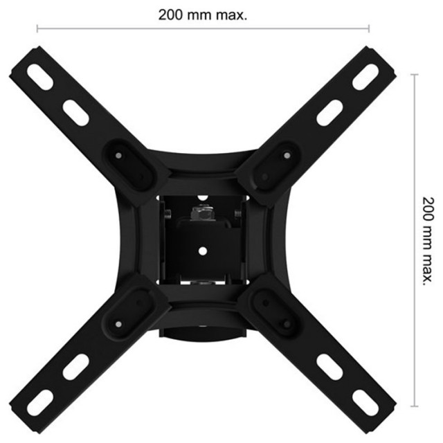 AVF Steel Tilt and Turn Monitor Wall Mount for 13" to 39" Screens in ...