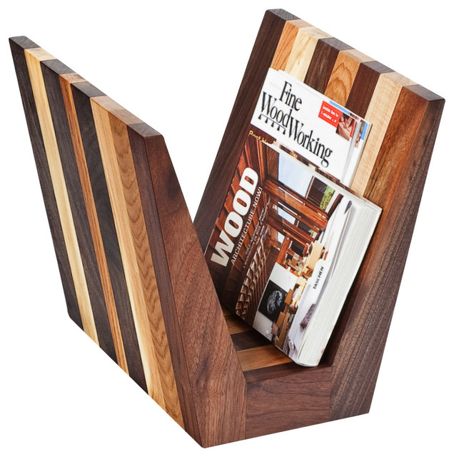 Hardwood Magazine Rack Contemporary Magazine Racks By Cherrywood