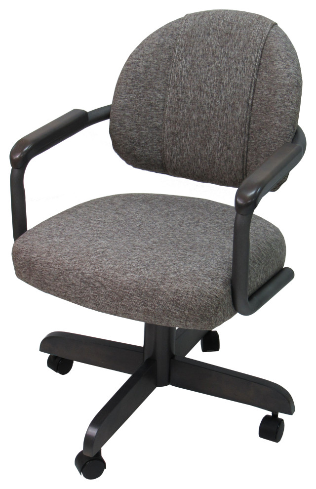 Swivel Tilt Kitchen Caster Chair with Wheels M-79 - Transitional ...