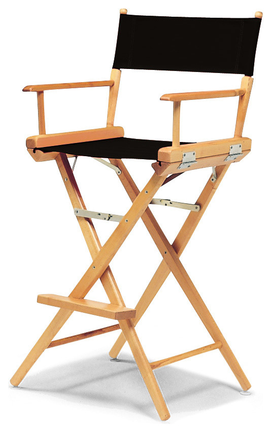 World Famous Bar Height Director Chair, Various Finish - Transitional ...
